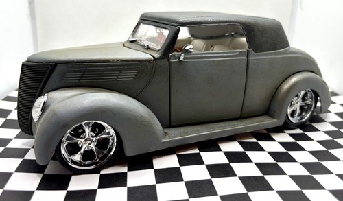 1/18 Shyne Rodz street Rod 37 Ford custom weathered Primer Car | eBay