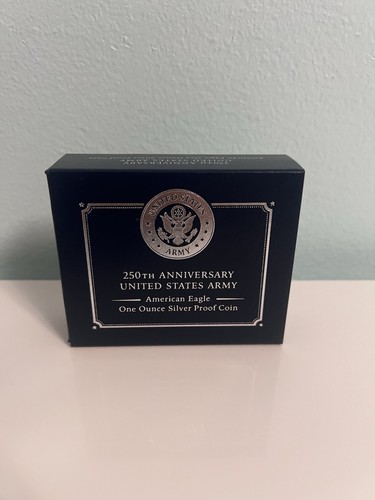 250th Anniversary U.S. Army American Eagle One Ounce Silver Proof Coin ...
