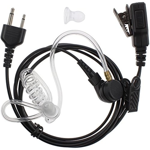 Bodyguard FBI Earpiece Headset Mic for 2-pin Icom Maxon Yaesu Vertex ...