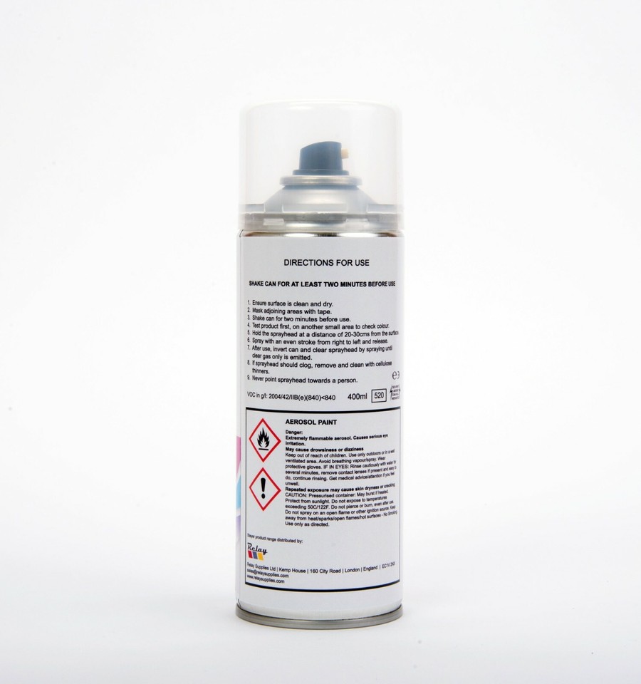 AEROSOL JET BLACK SUPER GLOSS FINISH CAR SPRAY PAINT 400ML CAN FAST DRY ...