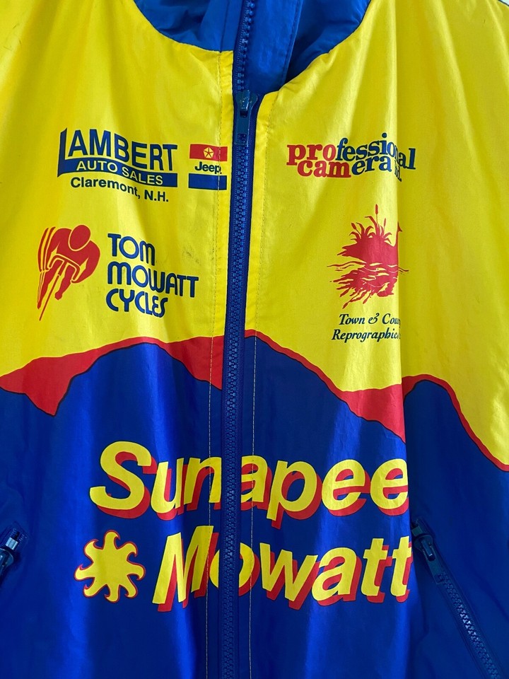 Vintage Vomax Cycling Jacket Windbreaker Size Medium Sunapee Mowatt VO ...