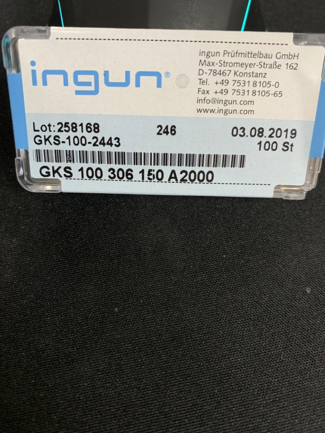 A box of NEW INGUN GKS 100 306 150 A2000 1.36mm TEST PROBE #w3718 wx | eBay
