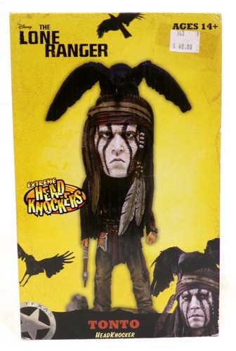 NECA Extreme Head Knockers Disney The Lone Ranger Tonto Bobble Head ...