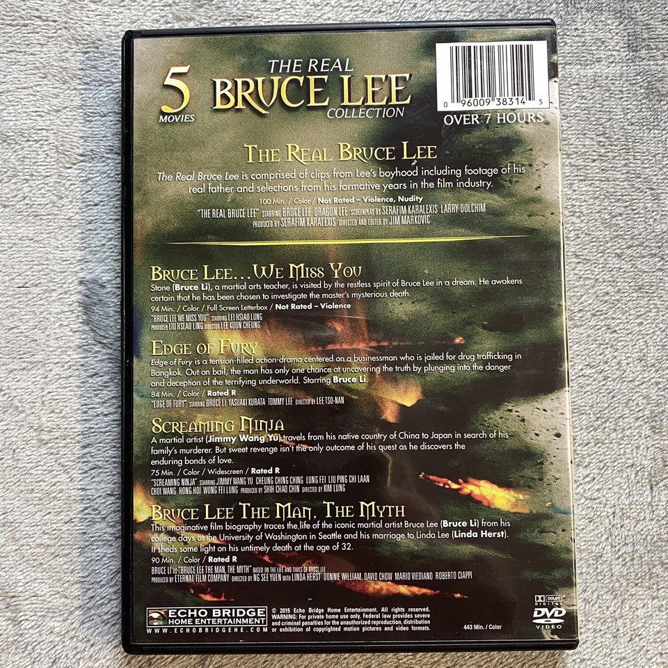 The Real Bruce Lee Collection - 5 Movies - DVD By Bruce Lee - VERY GOOD ...