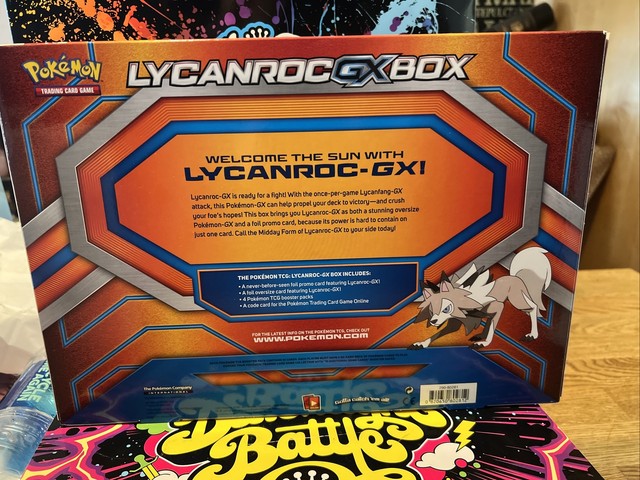 Pokémon Lycanroc-GX Box - 4 Packs for sale online | eBay