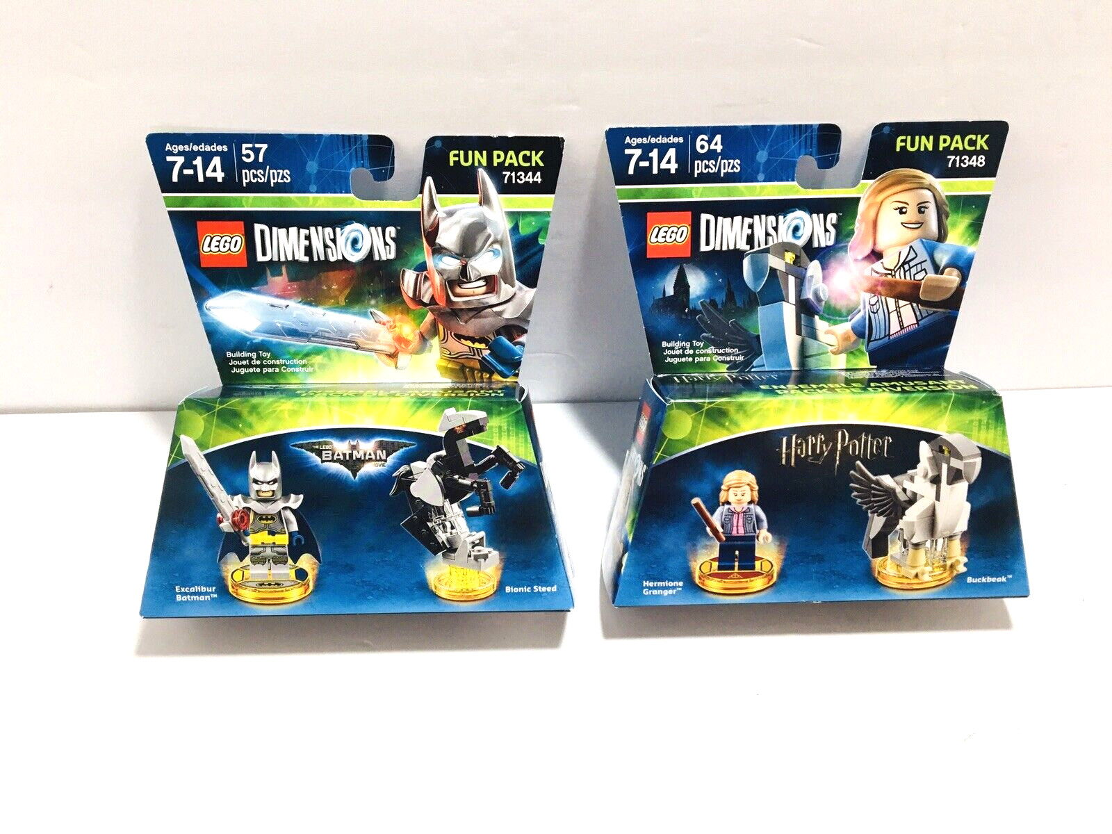 LEGO Dimensions Harry Potter Fun Pack 71348 & BatMan Movie Fun Pack ...