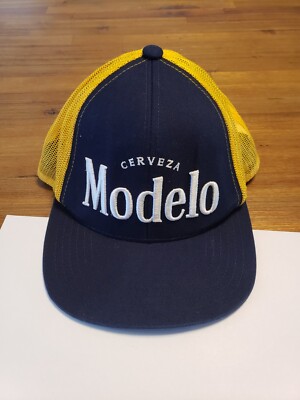 Modelo Hat Cerveza Mesh Snapback Trucker Hat Cap | eBay