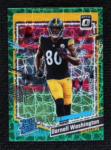 2023 Donruss Optic Rated Rookie Green Velocity Prizm Darnell Washington ...