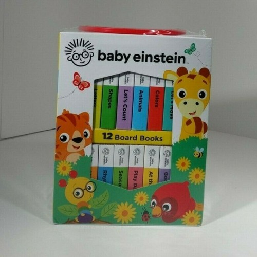 Baby Einstein My First Library 12 Board Books Ages 0-5 by PI Kids NEW ...