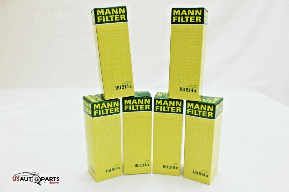 SET OF 6 MANN Oil Filter KIT - HU514X(6) | eBay