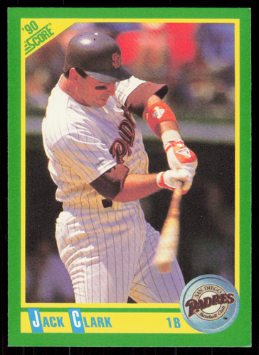 1990 Score 20 Jack Clark San Diego Padres | eBay
