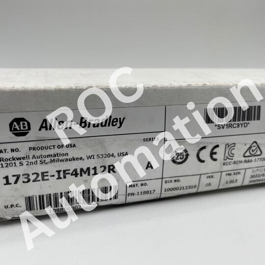Allen Bradley 1732E-IF4M12R Armor Block Dual Port EtherNet/IP Input ...