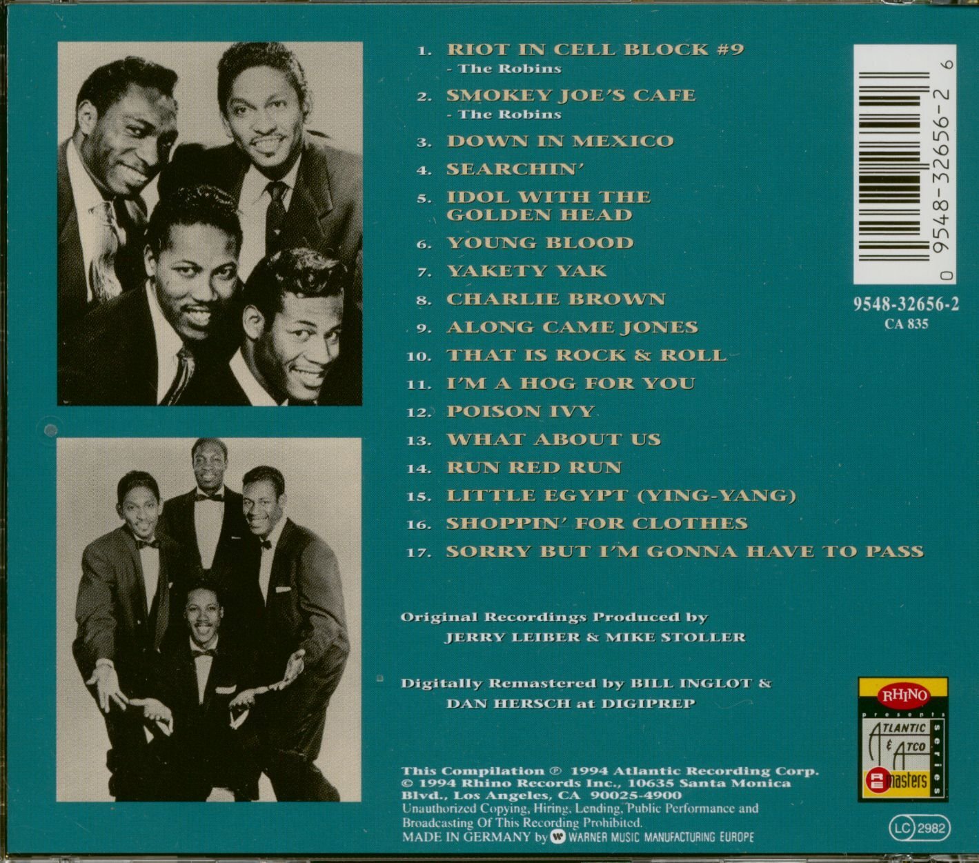 Coasters,the The Very Best of the Coasters (CD) 95483265626 | eBay