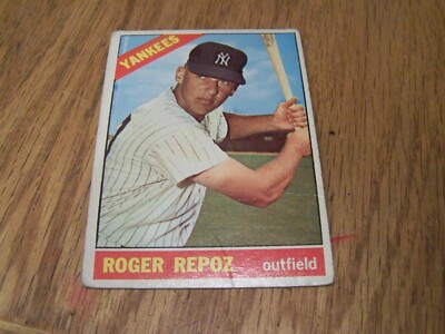 ROGER REPOZ 1966 TOPPS BASEBALL CARD # 138 | eBay