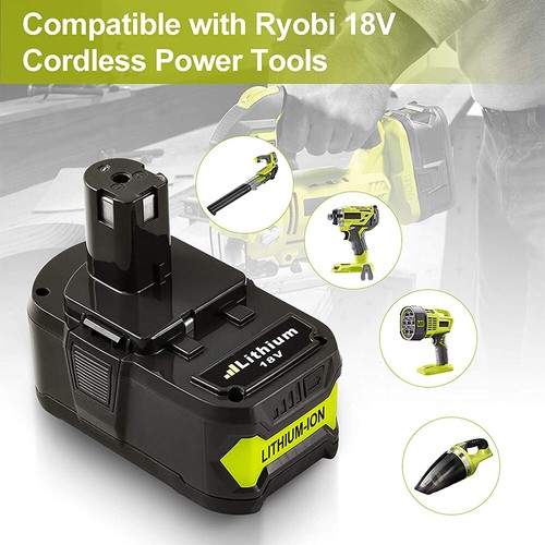 18V 5.5AH P108 Battery For Ryobi Plus RB18L50 RB18L40 Lithium ion | eBay