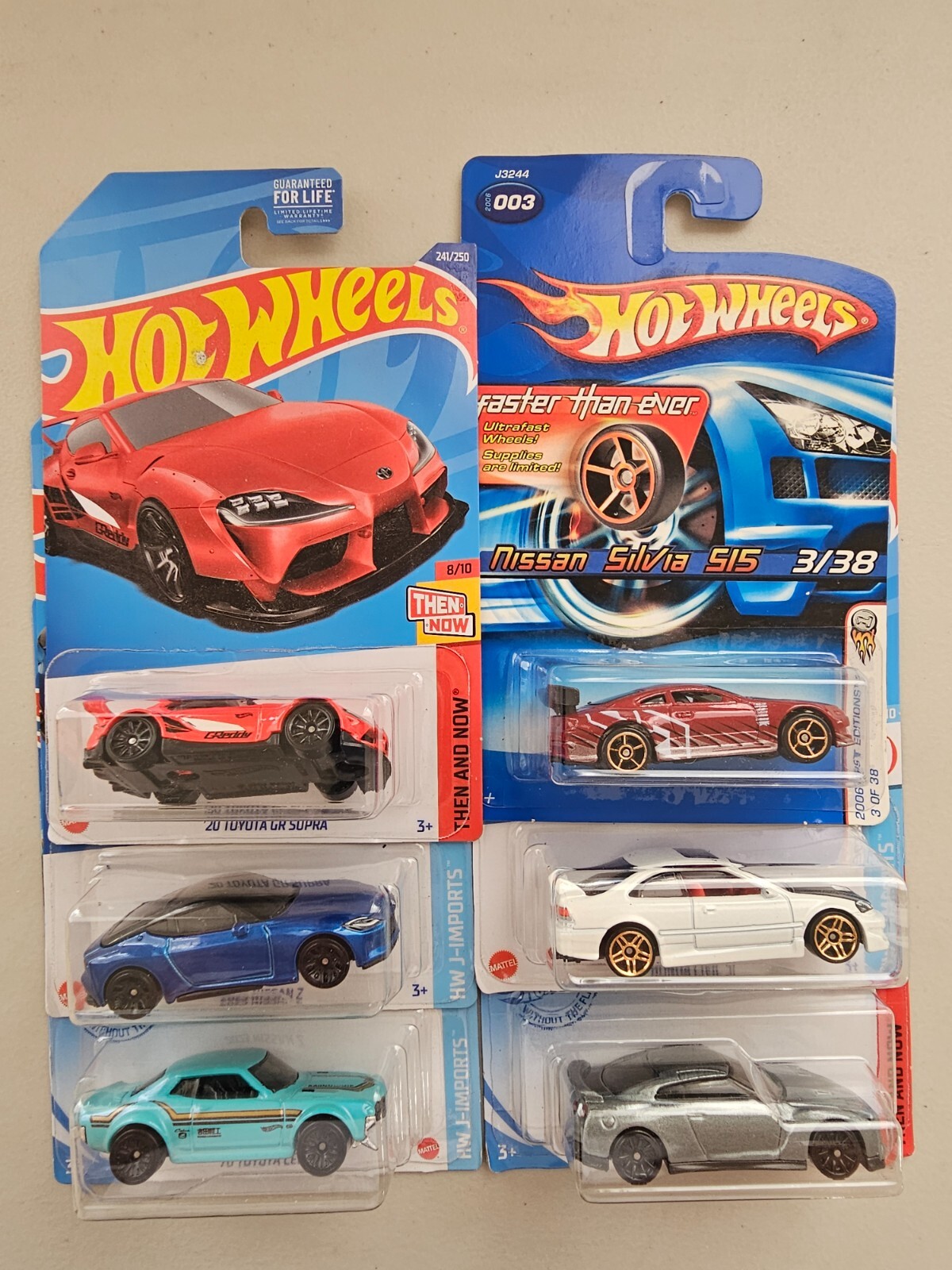 Hot Wheels Lot 6x J-Imports 20 Toyota / Nissan Silvia / Honda Civic ...