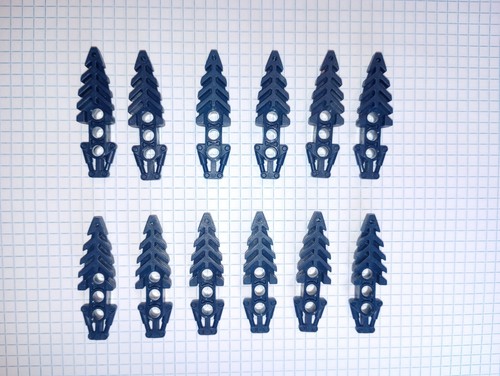 12 pieces Bionicle Lego 50858 Dk Blue Visorak Foot with 3 pin holes ...