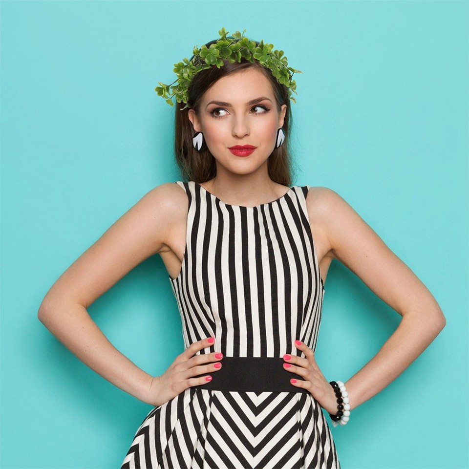 2 Pcs Shamrock Hair Accessories Fairy Green Headband Eucalyptus Crown ...