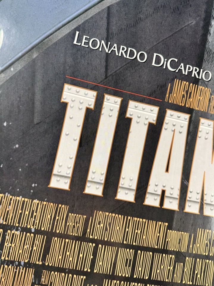 Titanic 1997 One Sheet Double Sided DSS Original Vintage Movie Poster ...