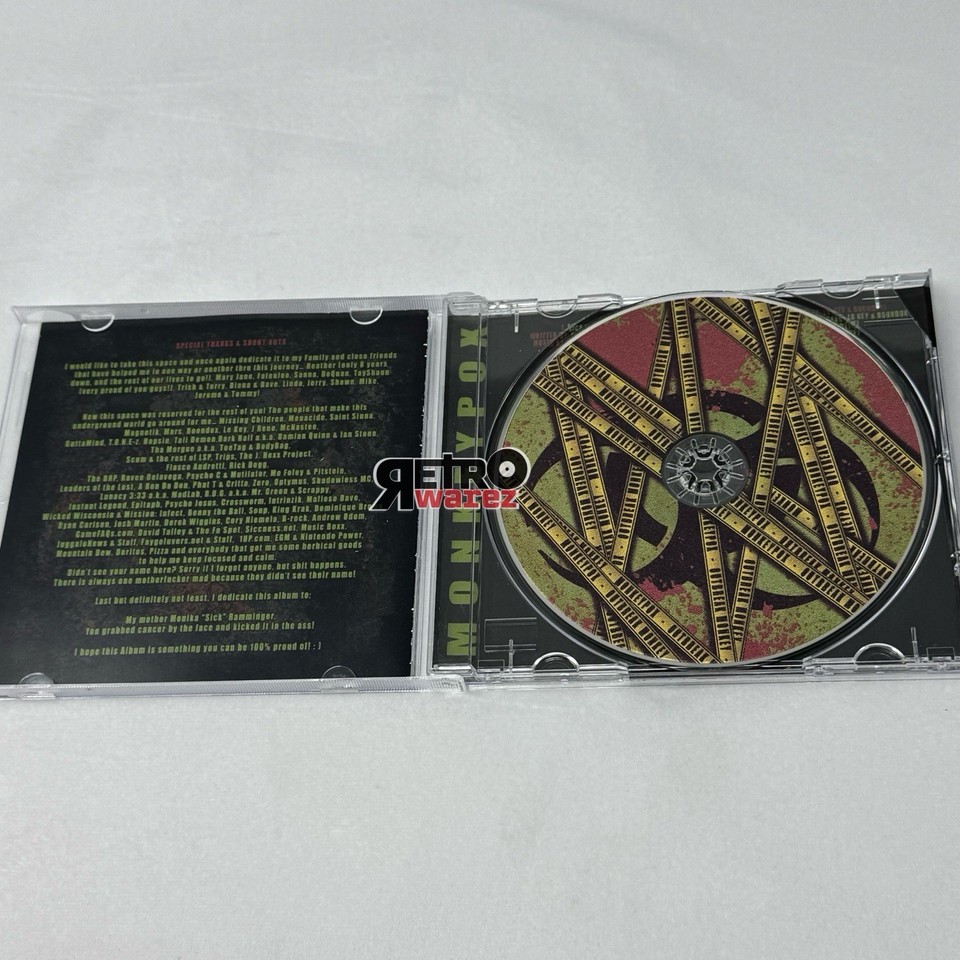 Outbreak Monkey Monkeypox CD 2012 Boondox Hopsin Mars Dark Half ...