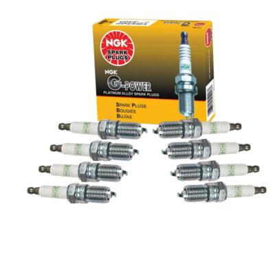 NGK OEM Set of 8 Spark Plugs 3186 for Buick Chevrolet Ford MB Mercury ...