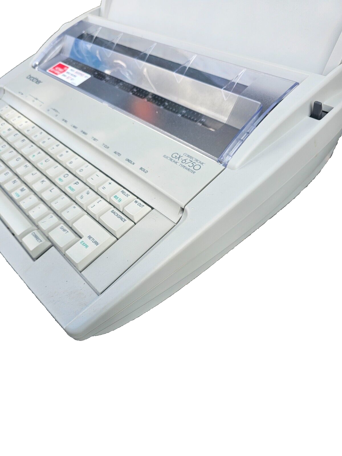 Brother GX-6750 Portable Daisy Wheel Electric Typewriter for sale ...