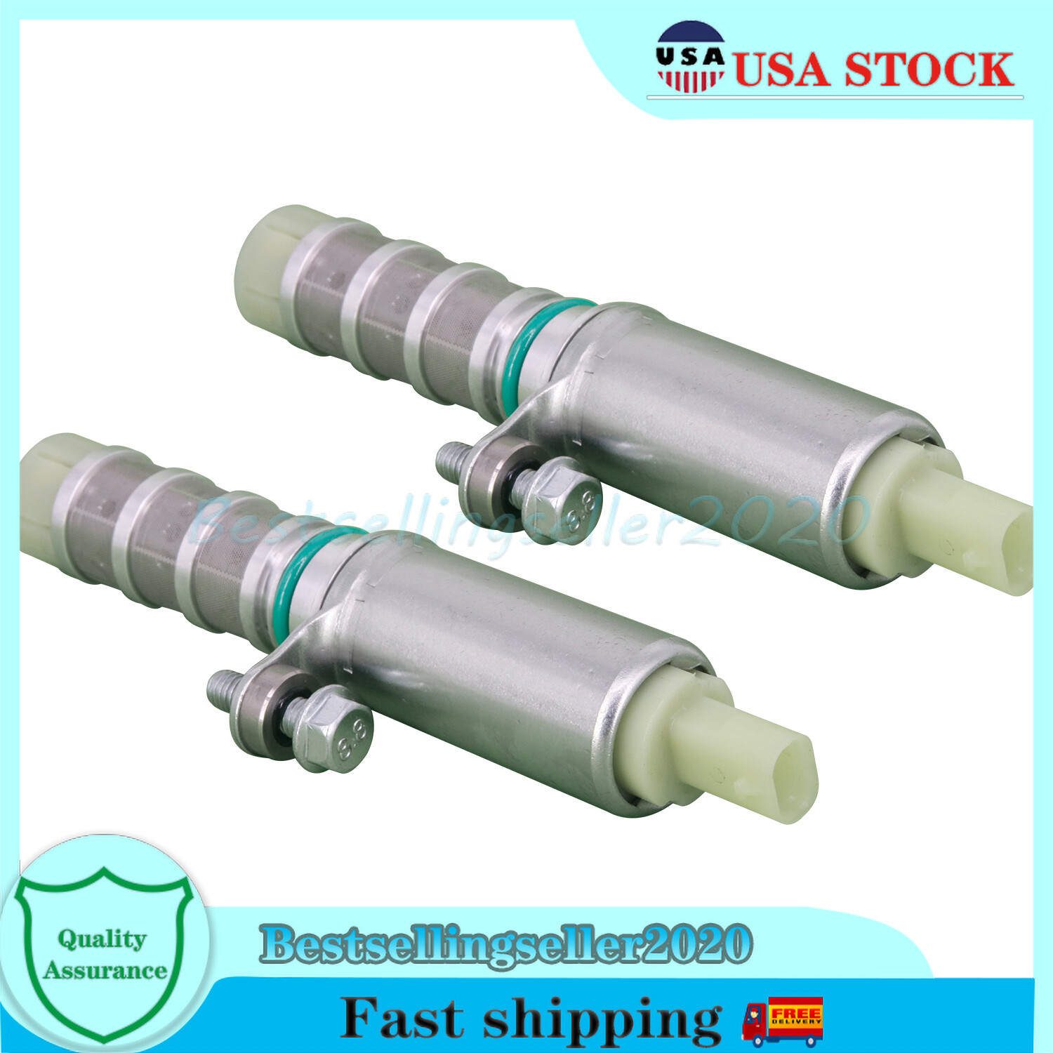 Intake & Exhaust Camshaft Position Actuator Solenoid VVT For Chevrolet ...