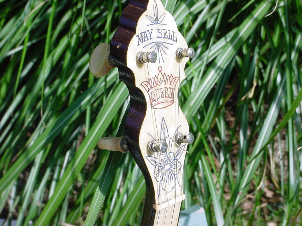 MAYBELL QUEEN BANJO 1920s BEST OF KIND GREAT DECORATION AND FRETBOARD ...