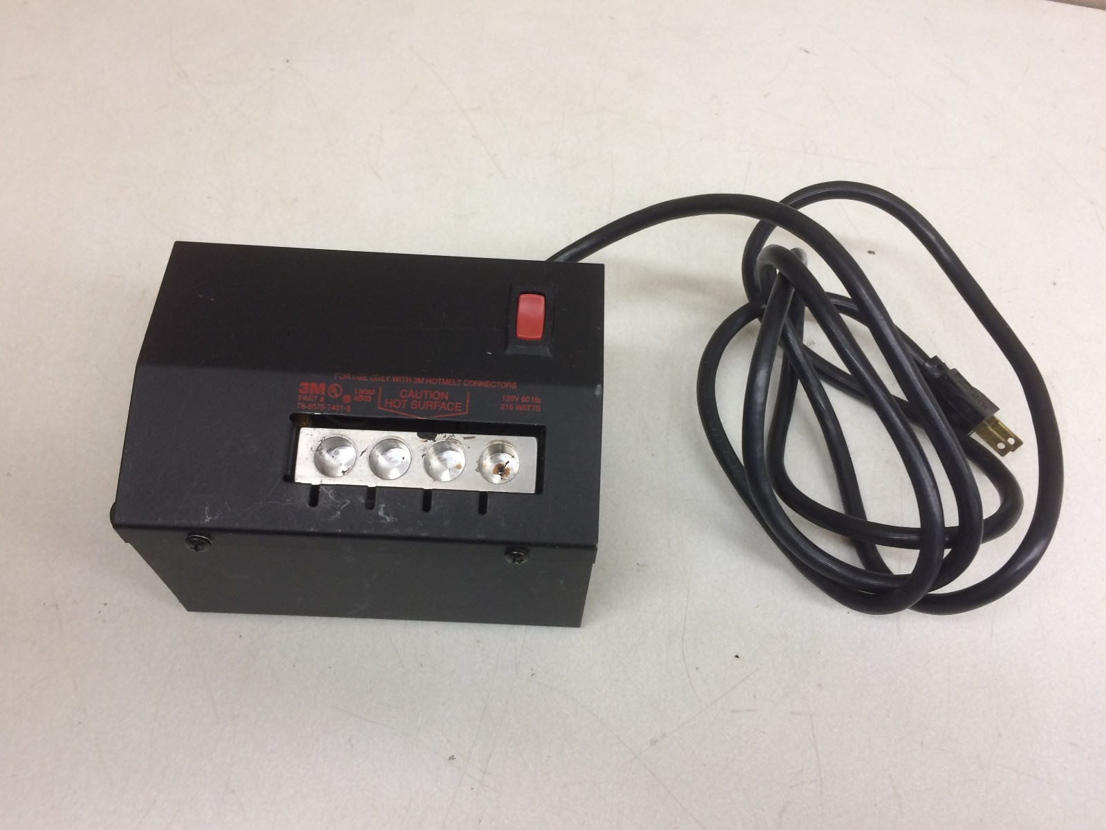 3M 4-Port Fiber Optic Connector Hot Melt Oven 78-8073-7401-8 | eBay
