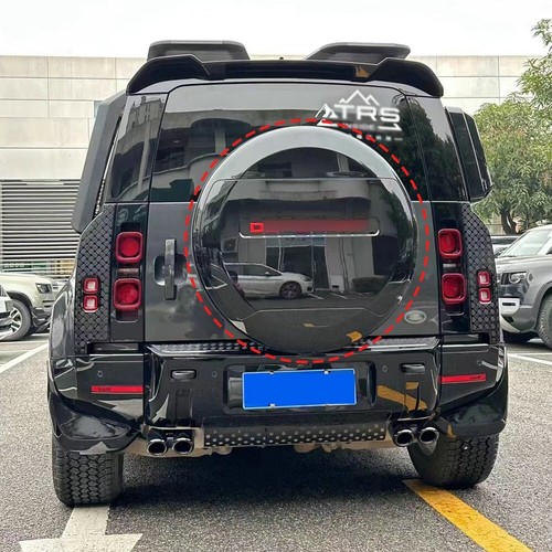Rear Spare Tire Wheel Cover Fits For LR Defender 90 110 130 2020-2024 ...