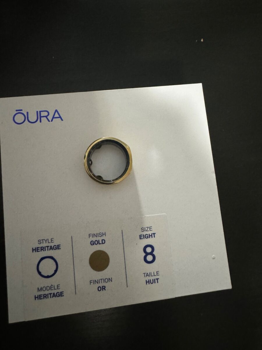 Oura Ring HERITAGE Gold Size 8 | eBay Oura Ring HERITAGE Gold Size 8 | eBay