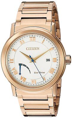 Citizen Men's DESIGNER Eco Drive Dress Quartz Stainless Steel and Gold ...