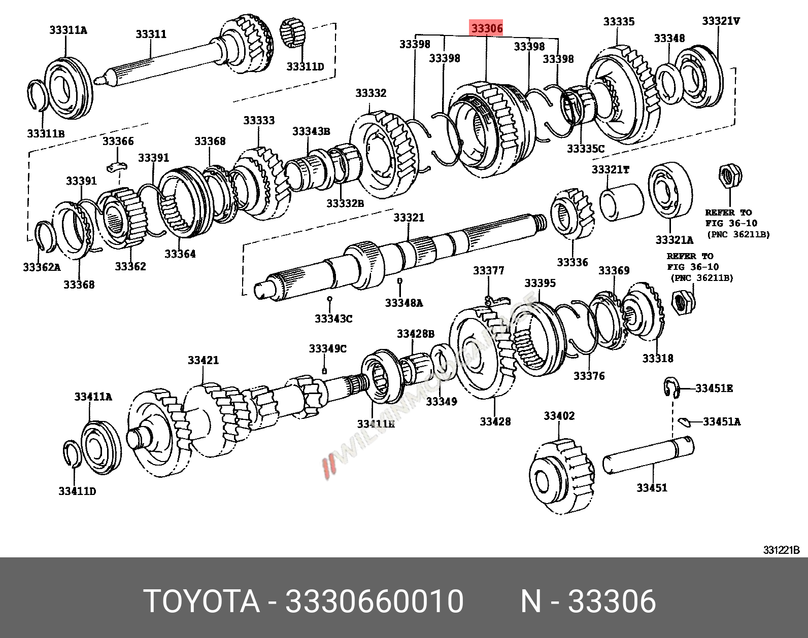 1984-1989 Toyota Land Cruiser 70 Synchronizer Ring No.1 | 33306-60010 ...