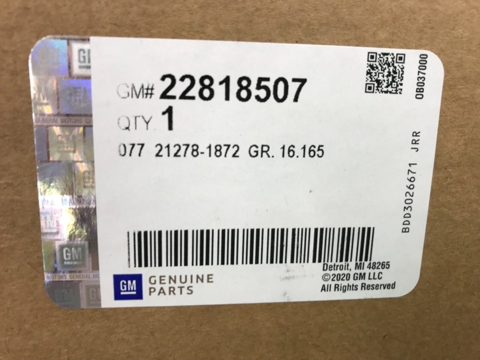 Gm oem interior front door trim panel left driver side 22818507 ebony ...