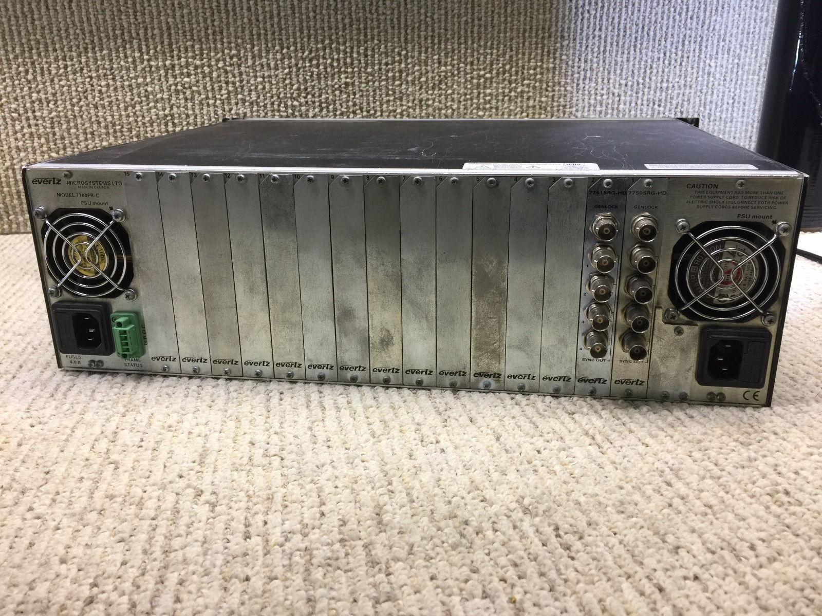 EVERTZ 7700FR-C W/ 7750SRG-HD & 7751SRG-HD CARDS~ FREE SHIP! | eBay