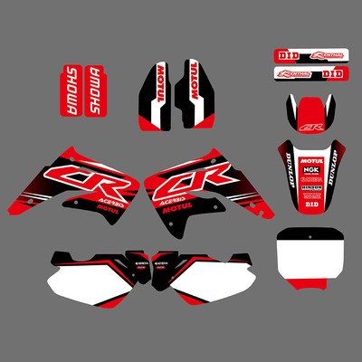 Team Graphics Decals Stickers For Honda CR85R 2003 04 05 06 07 08 09 10 ...