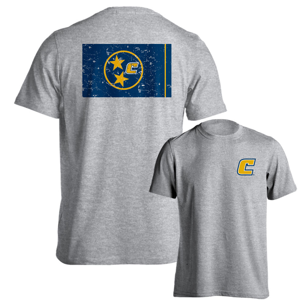 University of Tennessee Chattanooga UTC Mocs School Flag Short Sleeve T ...
