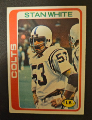 1978 Topps #49 Stan White! ~ Linebacker for the Baltimore Colts! | eBay
