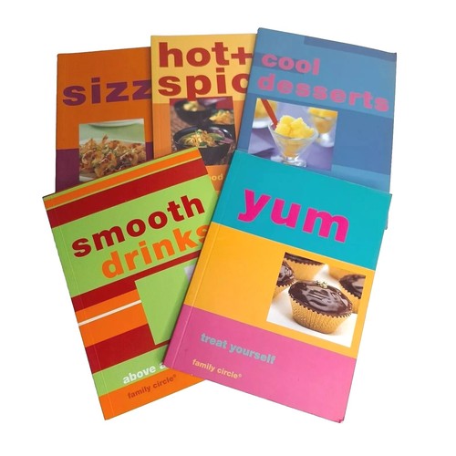 Family Circle Mini Cookbooks Bundle x5 Paperback Books Cool Desserts ...