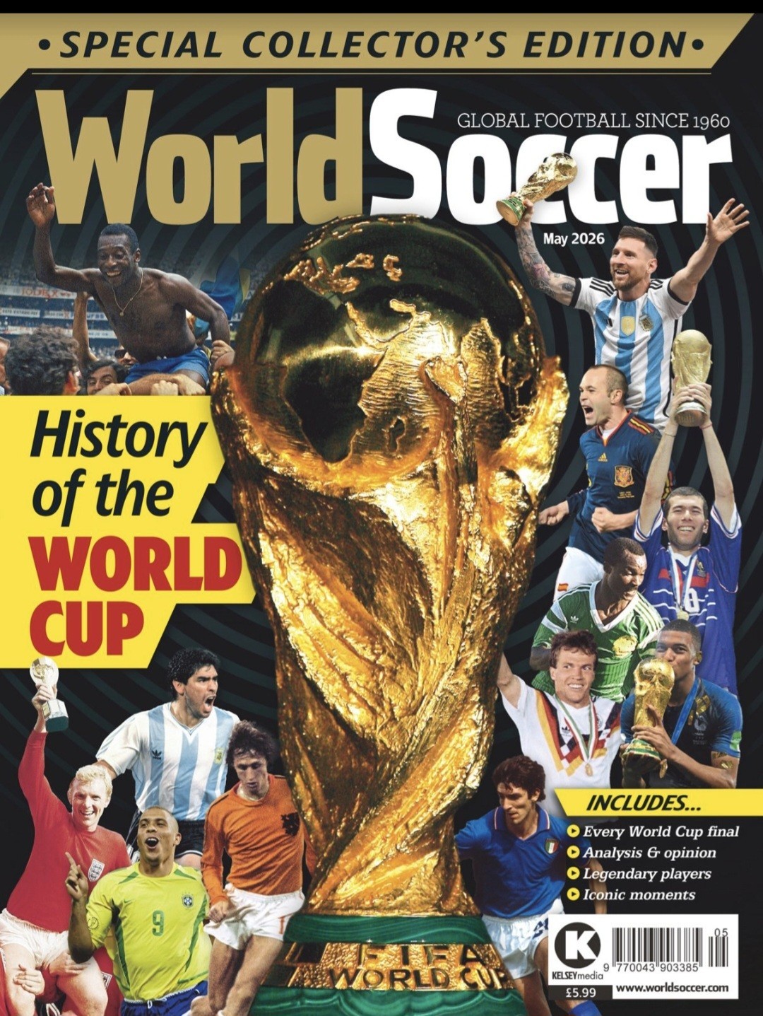 World Soccer Magazine MAY 2026 Latest Issue BN SPECIAL COLLECTORS WORLD ...