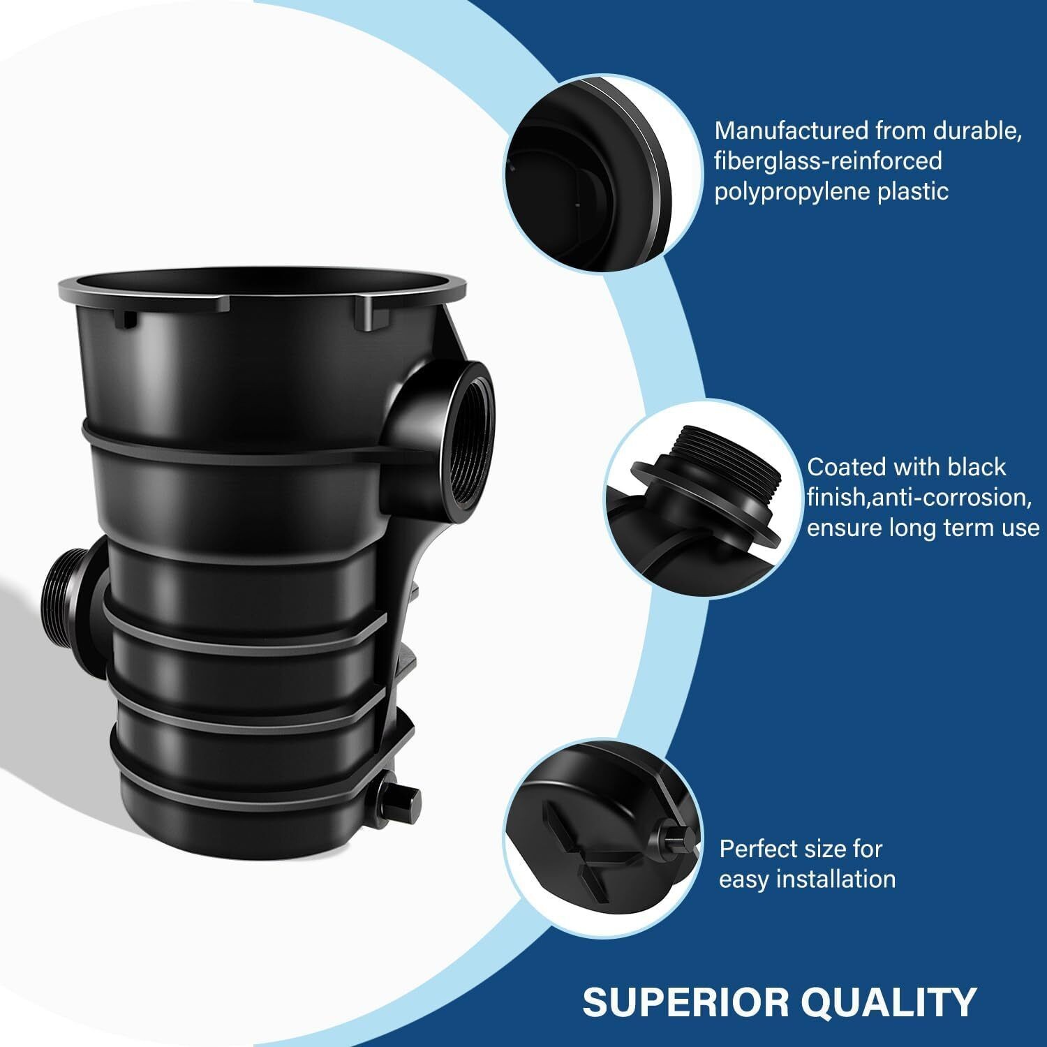 Pot Direct Replacement for Pentair/Pac Fab/Sta-Rite Dynamo Pool Pump ...