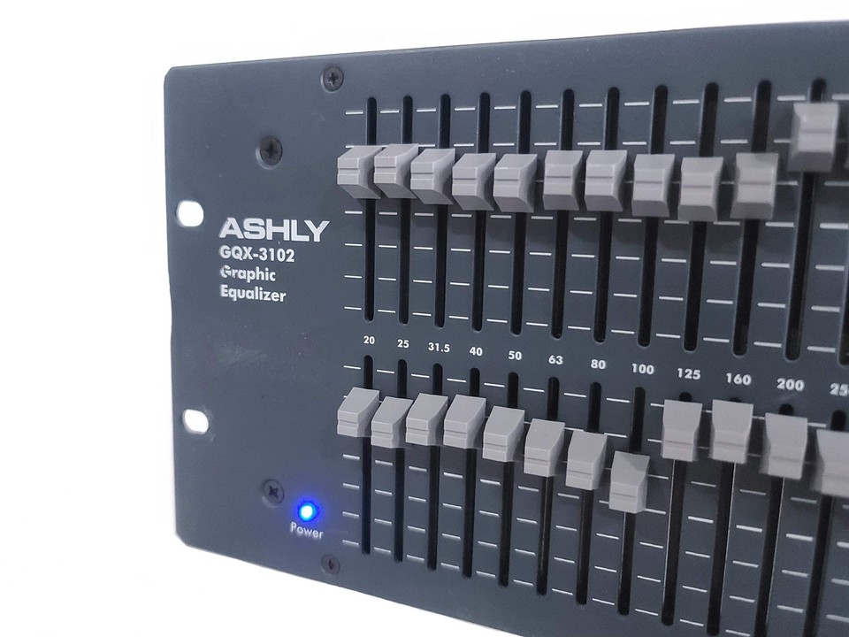 Ashly GQX-3102 Dual Channel 31-Band Graphic Equalizer (1992-37) | eBay