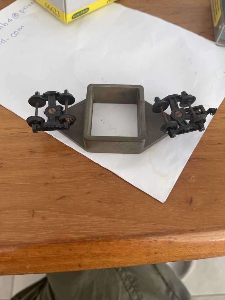 HO Scale Rail Cleaner Model #1 Brass Roller Track Cleaning Car – Parts ...