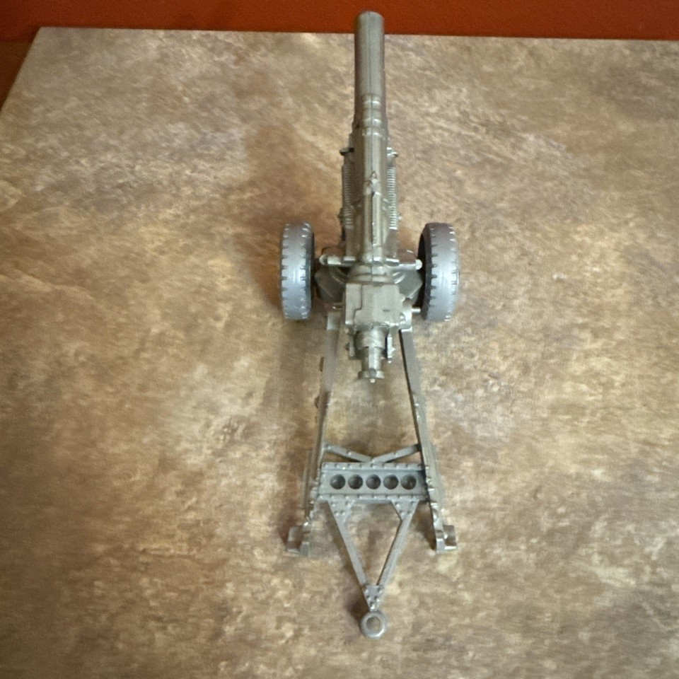 Vintage Marx Toys Battleground Firing 54MM HOWITZER Silver WWII BB ...