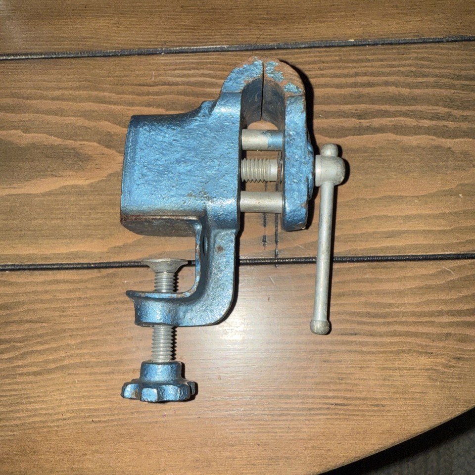 Vintage Mini GLOBEMASTER 5929 Clamp On Bench Table Vise Made In Korea ...