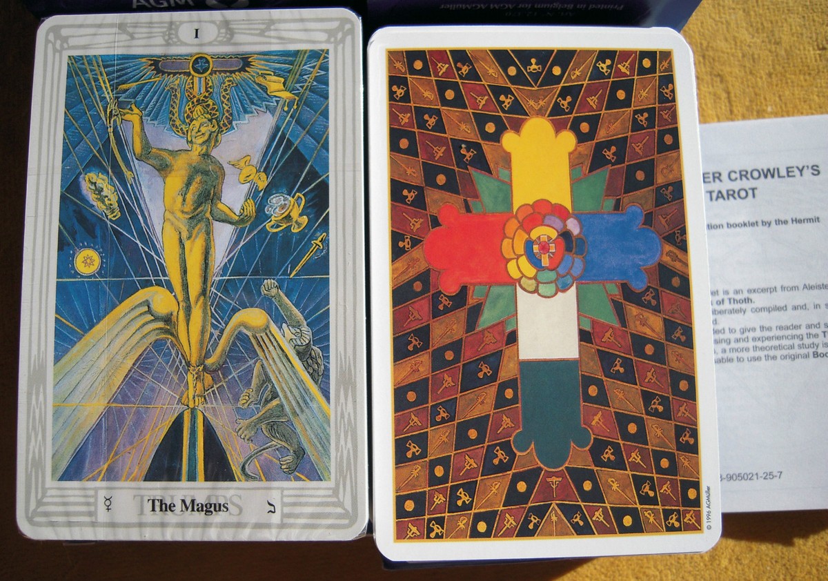 Aleister Crowley Thoth Tarot Hermit New Retro Aleister Crowley Thoth