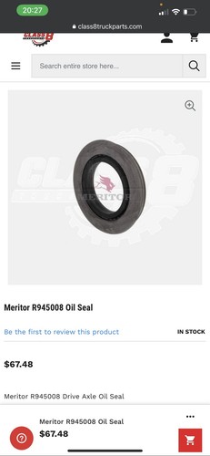 MERITOR SEAL R945008 Meritor R945008 | eBay