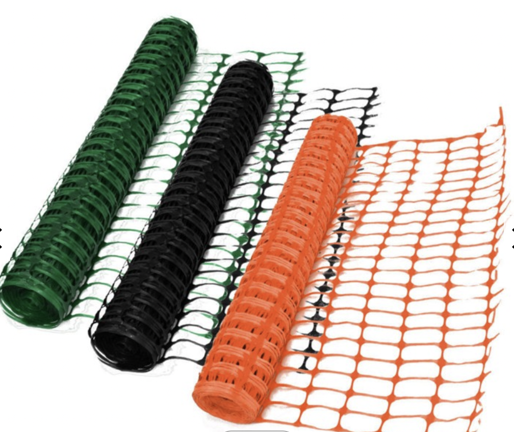 Heavy Duty 5.5kg Plastic Mesh Barrier Safety Fence Net Netting Green ...