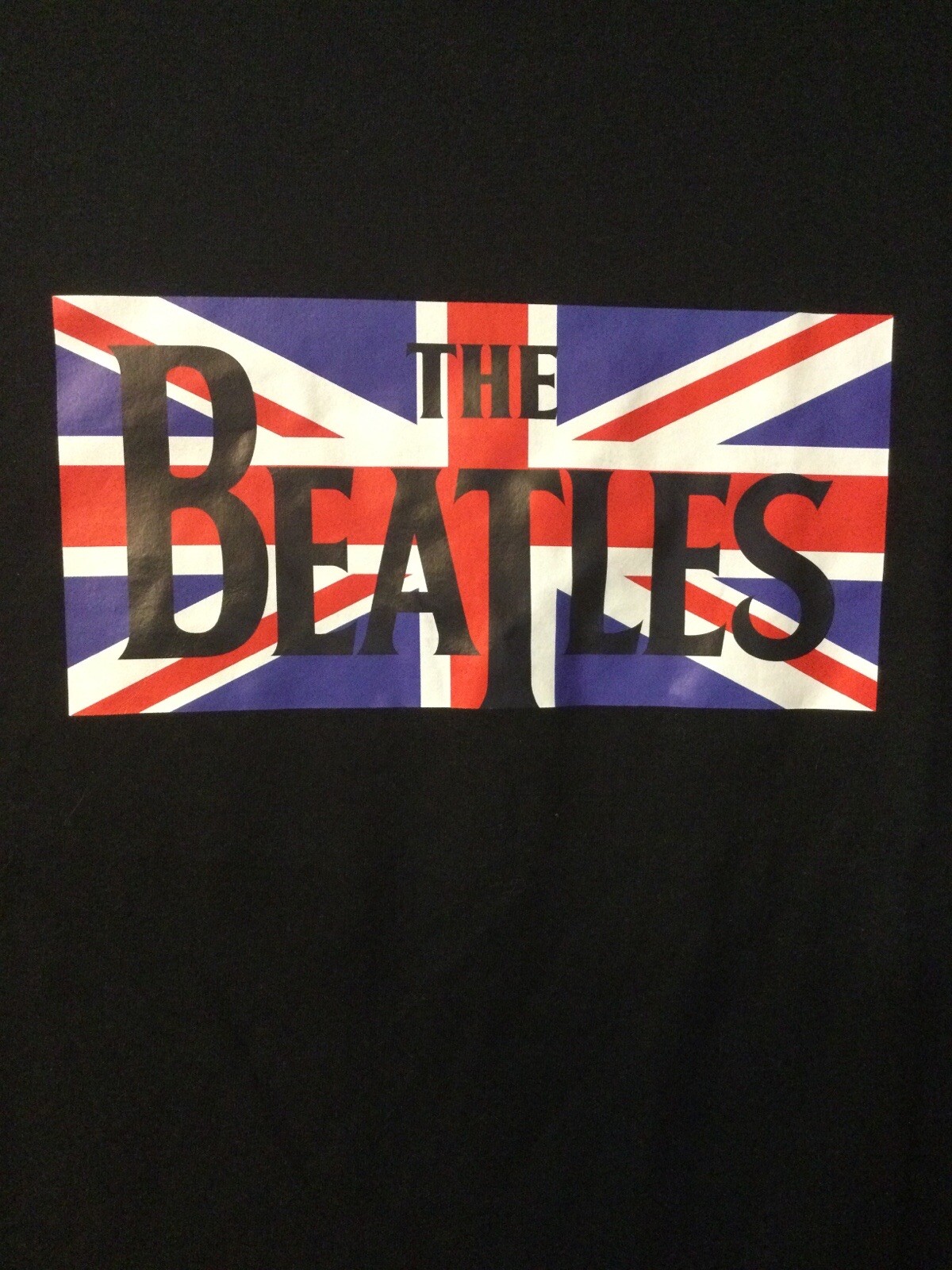 The Beatles (British Flag) - 2017 Black Shirt. S. - Gem