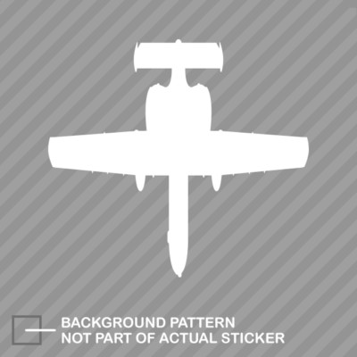 Top View A-10 Thunderbolt II Sticker Die Cut Decal a10 | eBay